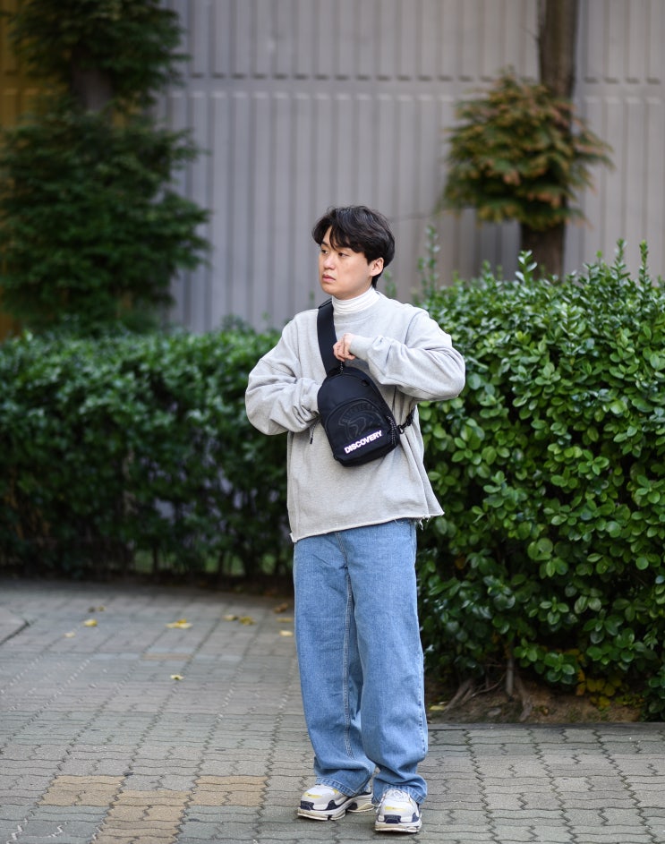 남자 가방 디스커버리 슬링백 가을 여행 갈 때 나이스 네이버 블로그