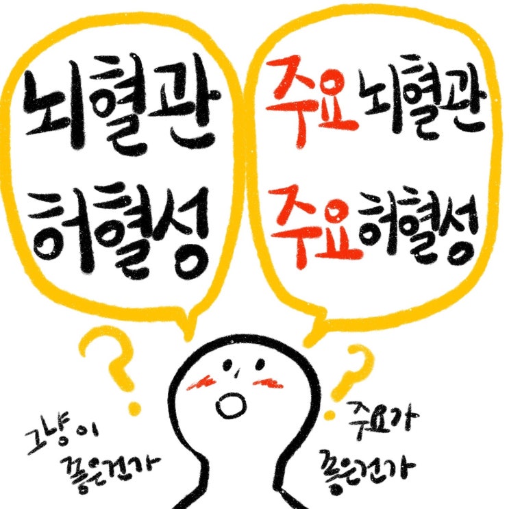 뇌혈관질환 허혈성질환이 아닌 주요뇌혈관과 주요허혈성 보장이 최선이 아닌 이유 네이버 블로그