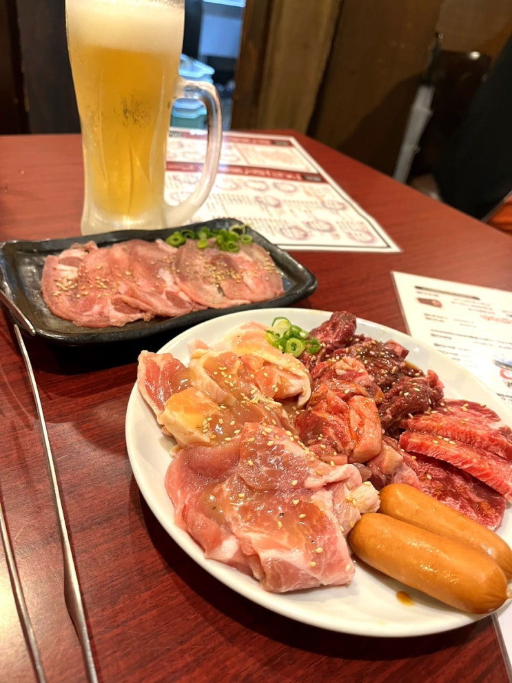 일본여행 오사카 도톤보리 야끼니꾸맛집 소고기 무한리필 에에카테이 ” 오사카여행10부 네이버 블로그