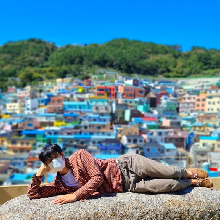 부산 여행 필수 코스 감천문화마을 즐기기 가는방법 및 주차 물품 캐리어 보관함 먹거리 소품샵 네이버 블로그