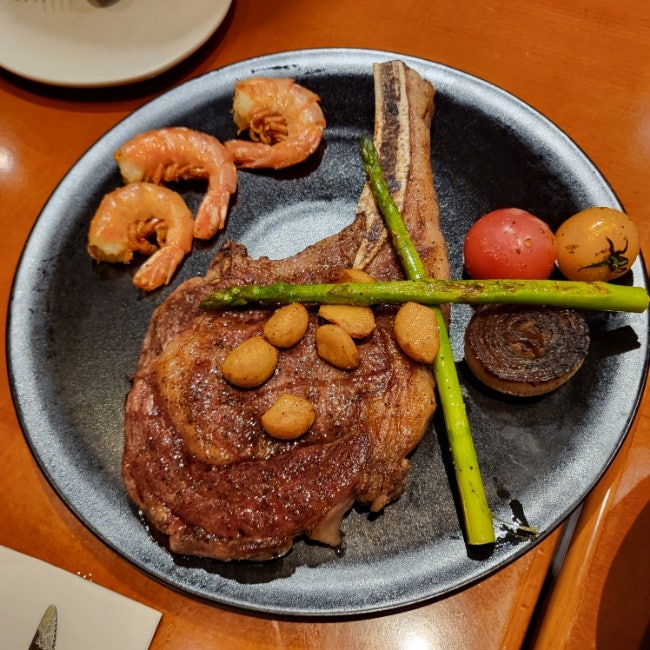 대전 봉명동 아웃백_블랙라벨패밀리세트/토마호크 스테이크 세트_우리 셋째 두돌기념 : 네이버 블로그