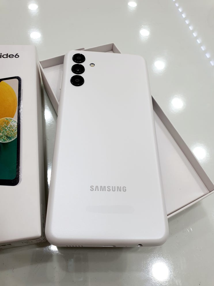 SK기변 갤럭시와이드6 SM-A136 화이트 실사+스펙 : 네이버 블로그