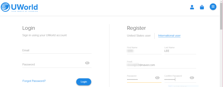 [NCLEX 나홀로 시험대비] 엔클렉스 UWorld(유월드) 가입 및 이용방법 알아보기 : 네이버 블로그