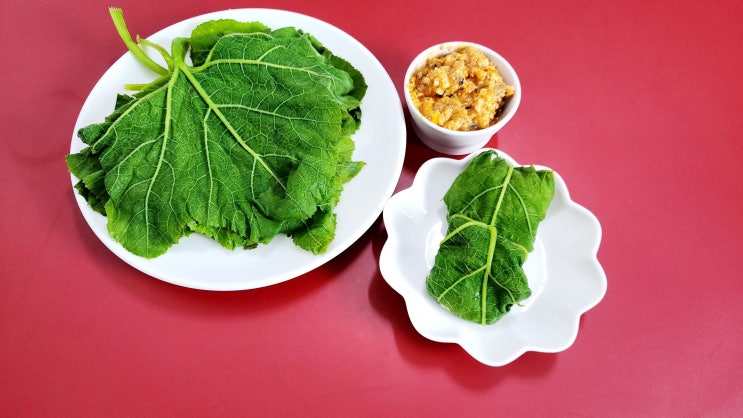 호박잎쌈 등산도시락 호박잎 손질 찌기 산행 쌈밥 도시락 야채쌈 호박잎요리 네이버 블로그