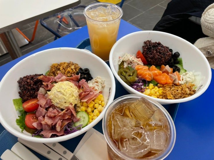 샐러바웃 여의도점 여의도 샐러드 맛집 든든한 포케와 샐러드를 맛볼수있는 곳 더현대 인근 맛집으로 추천 개인적 포케 추천