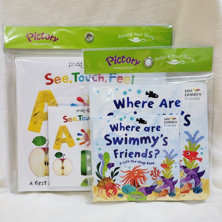 [영유아보드북] 픽토리 신간 See, Touch, Feel ABC / Where Are Swimmy’s Friends : 네이버 블로그