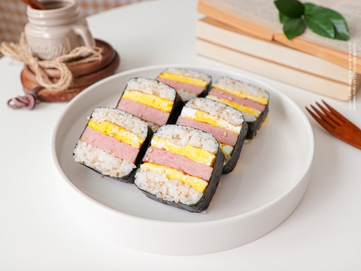 스팸무스비 초간단김밥 네모 사각 김밥 만들기 스팸요리 네이버 블로그