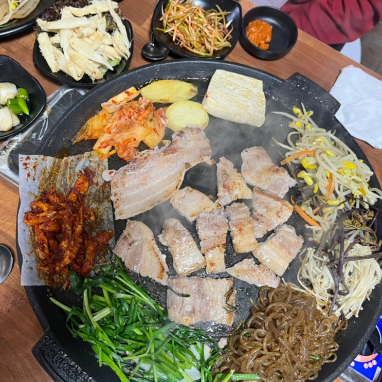 더덕솥뚜껑삼겹살 가경점 더덕무한리필 푸짐하게 먹고오는 곳 네이버 블로그