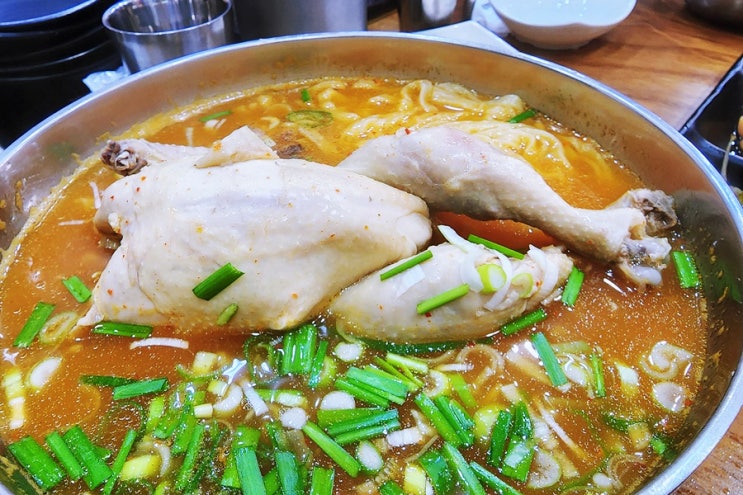 시흥 신천동 이가네생칼국수 가성비 끝판왕 맛집 칼국수에 닭한마리가 통째로 8천원 네이버 블로그