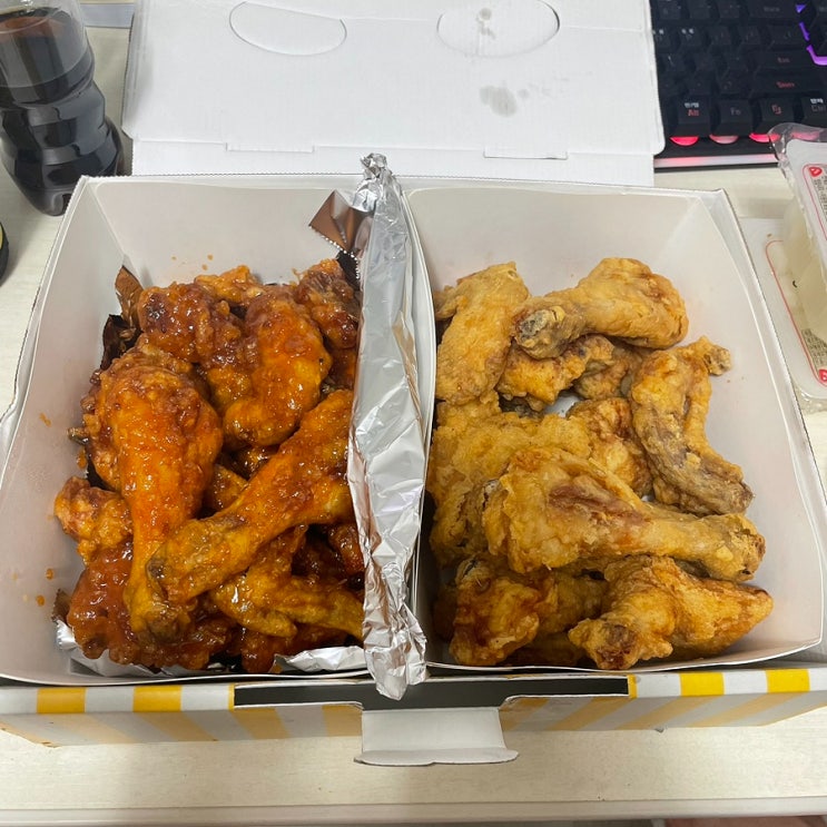 페리카나 치킨 두마리세트로 즐기는 1인 1닭 야식메뉴 추천 네이버 블로그