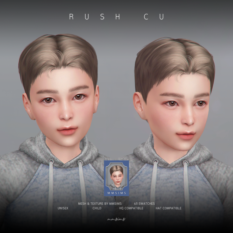 심즈4 CC 헤어 // MMSIMS Hair Rush CU : 네이버 블로그