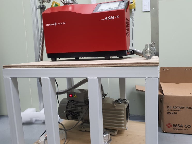 Pfeiffer helium leak detector ASM340 + 보조펌프 : 네이버 블로그