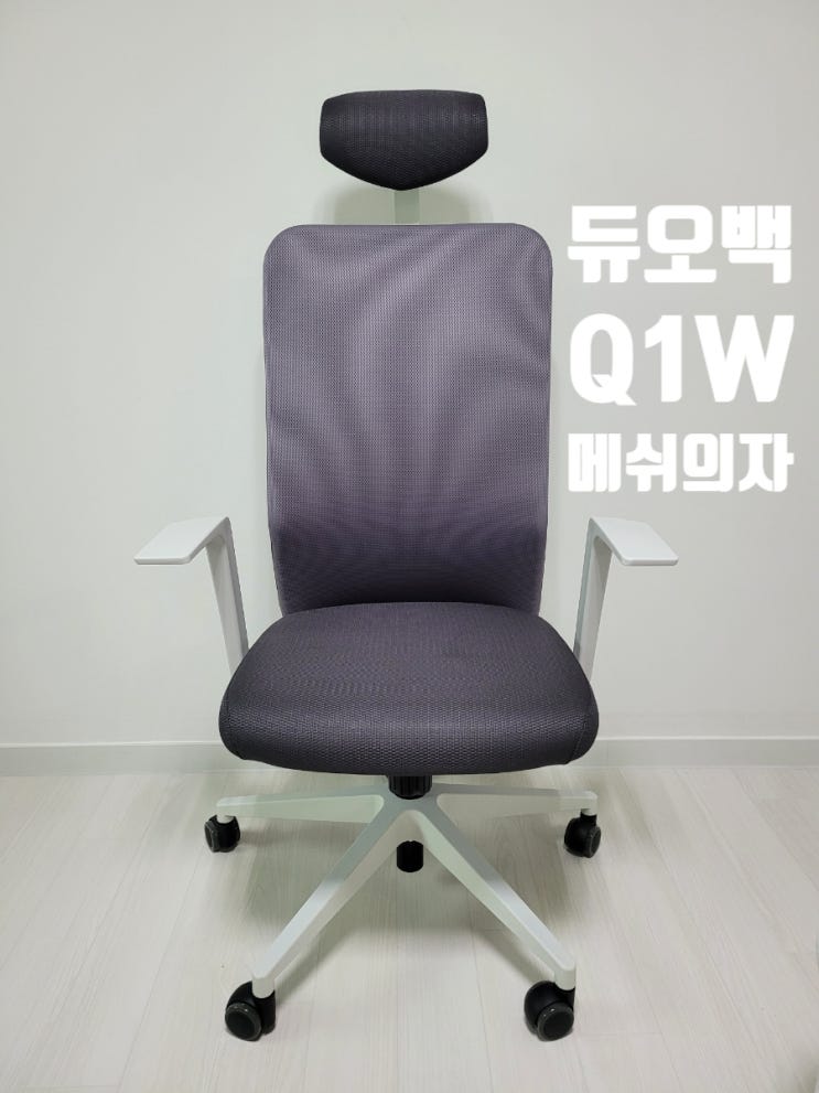 [제품리뷰] 듀오백 Q1W 메쉬의자 컴퓨터의자 책상의자 사무용의자 : 네이버 블로그