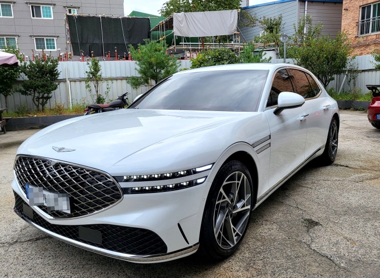 울산 제네시스 G90 보닛 본넷, 앞범퍼 PPF와 유리막 코팅 시공! : 네이버 블로그