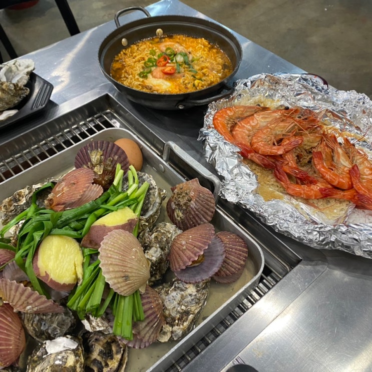 포항 죽도동 맛집 석화 계절에는 죽도왕생굴직화구이🦪 네이버 블로그