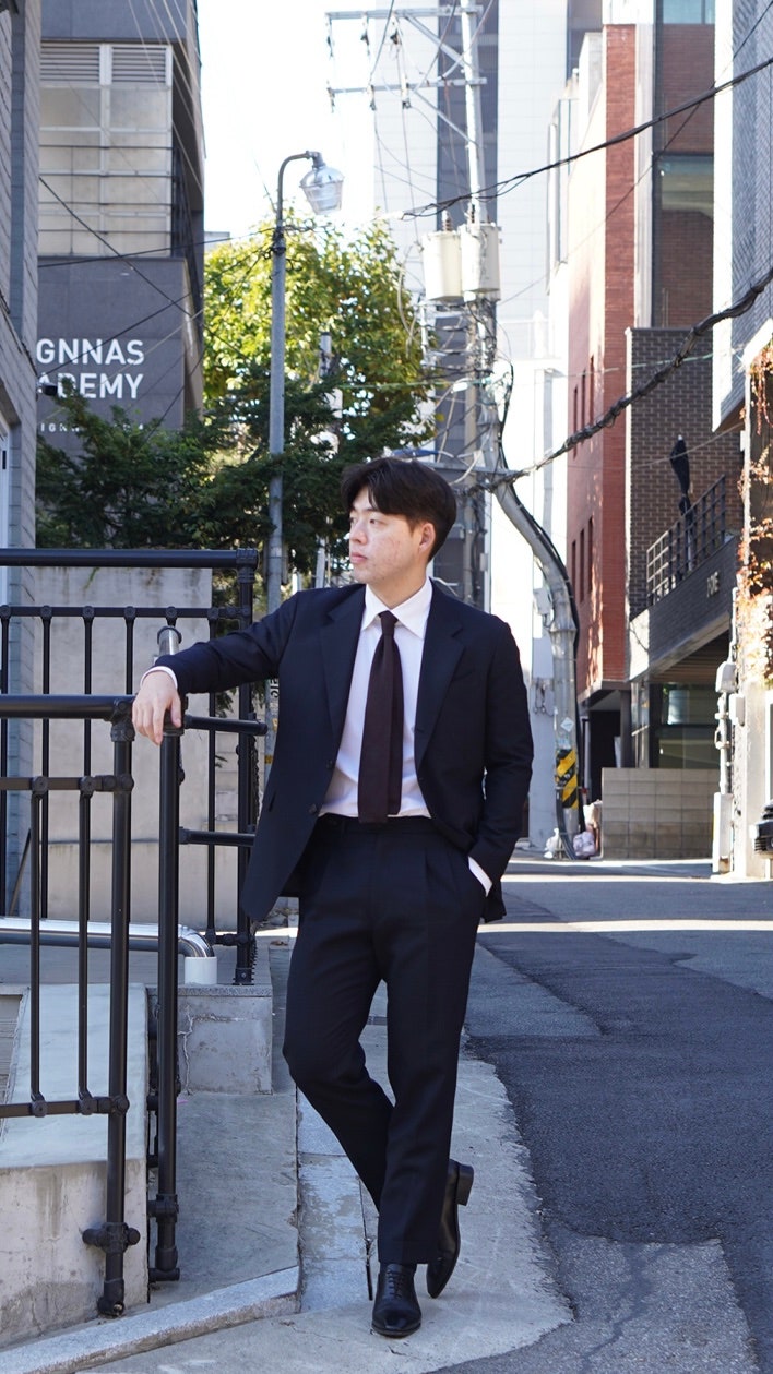 포튼가먼트 합정점 다크네이비 수트 코디다크네이비수트첫정장합정맞춤정장 홍대맞춤정장합정테일러샵홍대테일러샵남자맞춤정장