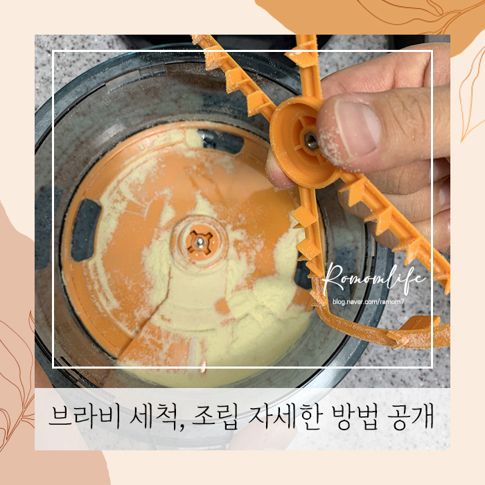 브라비 세척 및 조립 자세한 방법 네이버 블로그