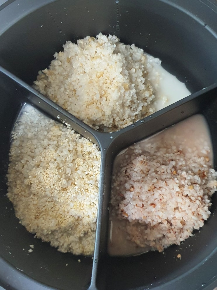 중기 잼먹에 죽이유식and토핑이유식 병행하기 잼먹레시피내가만든큐브시판큐브아이보리 잡곡 활용 고기 야채비율 네이버 블로그