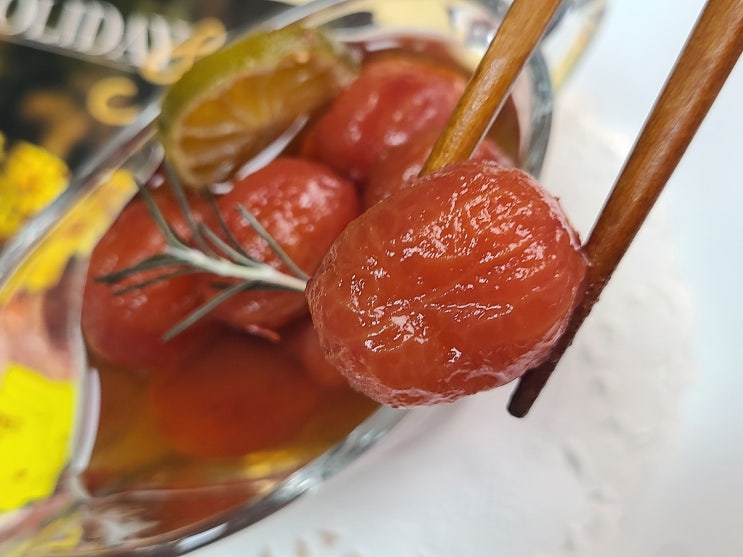 방울토마토 장아찌 만들기 : 네이버 블로그