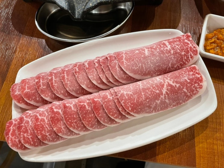 의정부 차돌박이 & 관자 삼합 맛집(한우 2++) 신세계 현대 칼국수 : 네이버 블로그