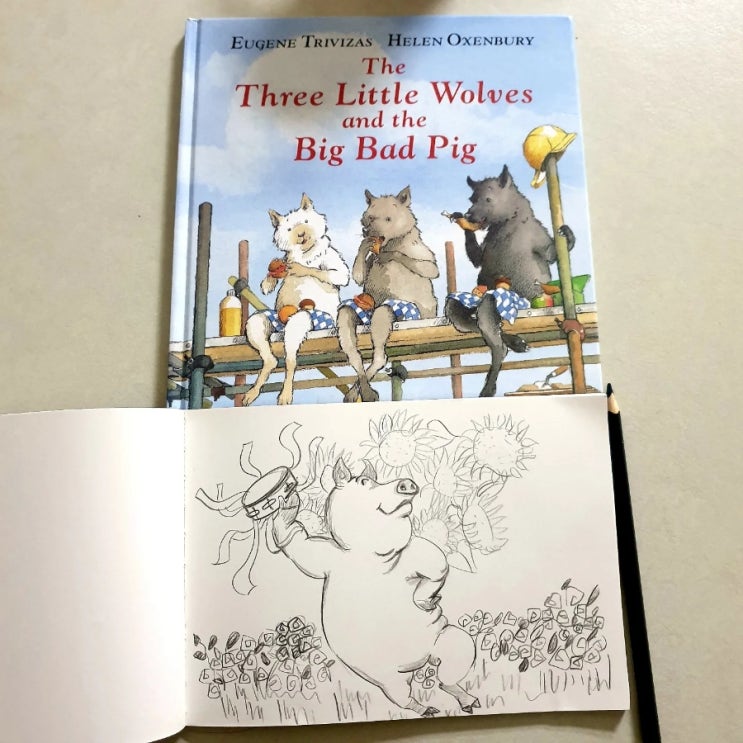 영어그림책 소개:The three little wolves and the big bad pig : 네이버 블로그
