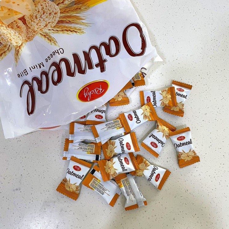 국민 인간 사료 간식 “리치 오트밀 치즈 미니 바이트(Richy Oatmeal Cheese Mini Bite)" : 네이버 블로그