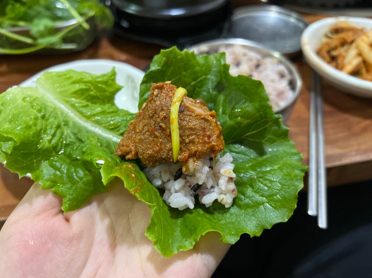 부천 소사 쌈브 쌈야채를 무한으로 즐길 수 있는 직화구이 샤브샤브 맛집 네이버 블로그