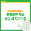 방문자 늘리기 꿀팁 카카오뷰 채널 만들 때 이것 모르면 망합니다 네이버 블로그