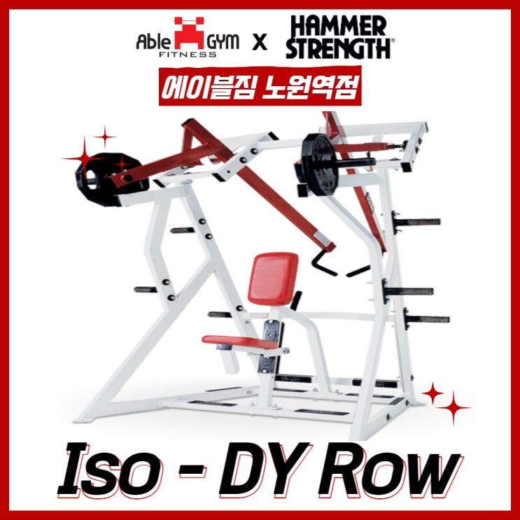 상체 운동 [등] 해머스트렝스Iso - DY Row : 네이버 블로그