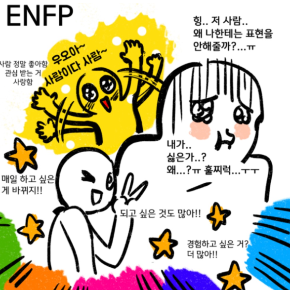 Enfp 특징 연애 궁합 연예인 빙고 여자 남자 팩폭으로 분석 네이버 블로그