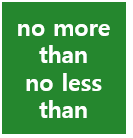 기초영어문법 171 no more than, no less than, not more(less) than 영어 형용사 관용표현 ...