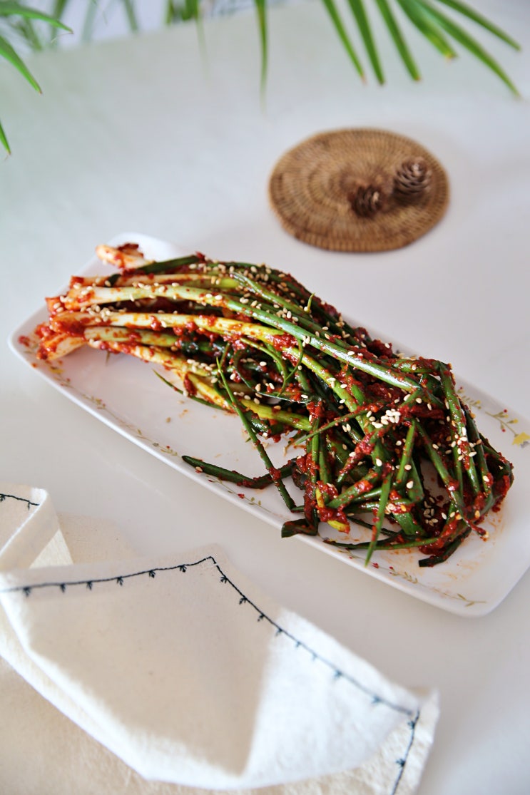 이영자 파김치 레시피 쪽파김치 양념 맛있게 담그는법 네이버 블로그