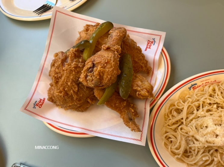 갈릭누들이 맛있었던 켄터키치킨집 ,잭슨후라이드치킨 한남점 : 네이버 블로그