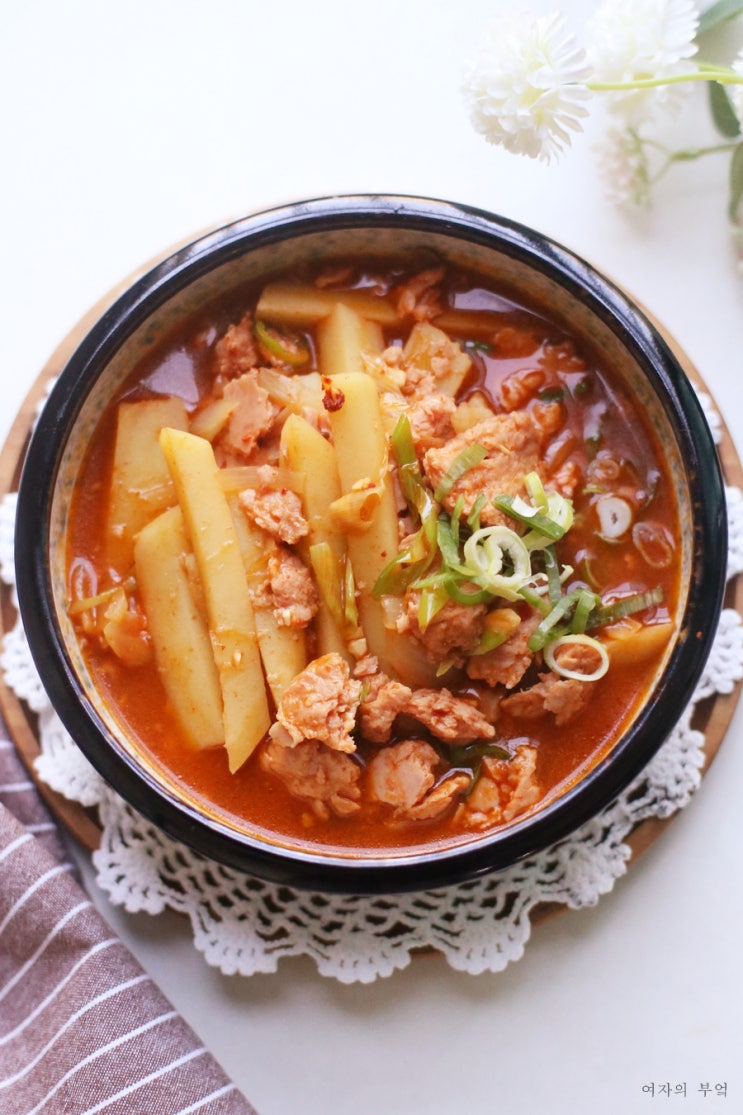백종원 감자짜글이 레시피 스팸짜글이 찌개 감자 스팸 고추장찌개 만드는 법 스팸요리 네이버 블로그