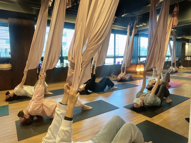 범계요가 아델요가스튜디오 초등학교 중학생 운동 추천 해먹으로 즐기는 키즈 플라잉 네이버 블로그