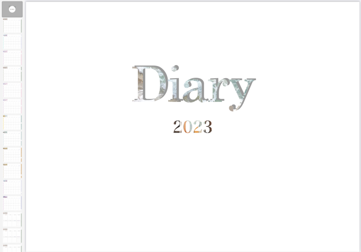아이패드 2023년 굿노트 다이어리 무료 공유먼슬리 위클리 하이퍼링크 다이어리 네이버 블로그