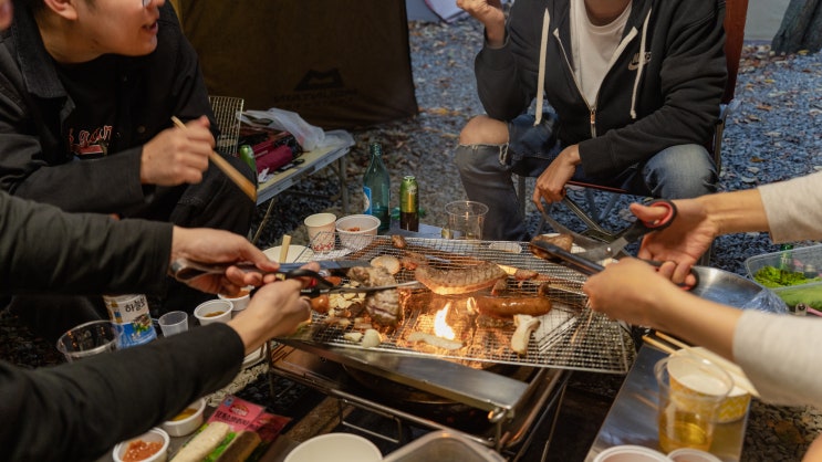 판교 삼겹살 캠핑느낌으로 구워먹을 수 있는 정글바베큐 몸만 오면 됩니다 내돈내산 네이버 블로그