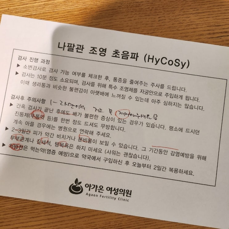 난임병원 2차 아가온 오전검진 나팔관조영초음파 장점나팔관조영술 후기 통증 별로 안아프다 네이버 블로그