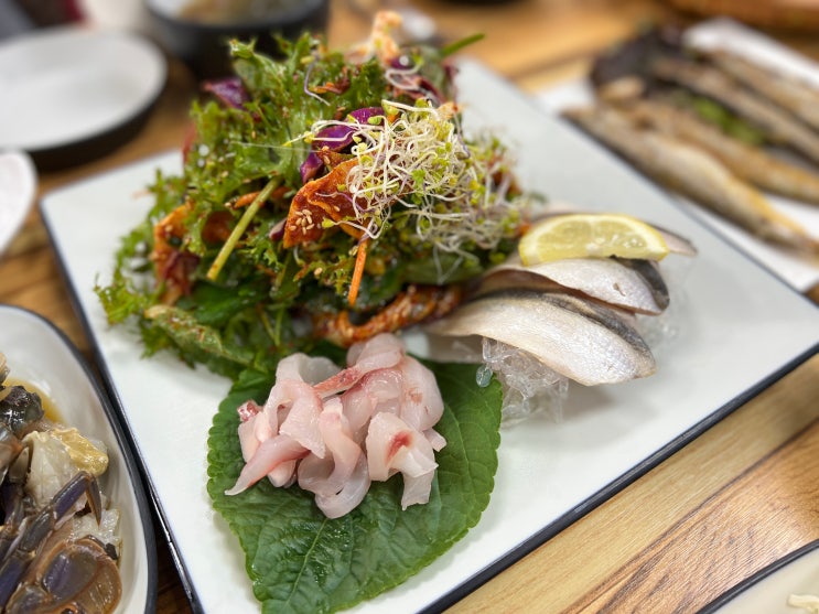 강화풍물시장 맛집 밴댕이정식 회무침구이돌게장까지 15000원 밴댕이주막 네이버 블로그