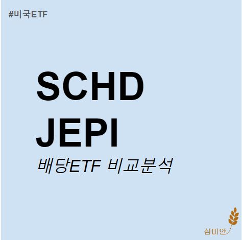 SCHD, JEPI 배당ETF 비교분석 (feat. 배당률, 수익율, 상위 10개 종목) : 네이버 블로그