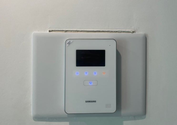 경기광주 태전동 쌍용스윗닷홈아파트 삼성 비디오폰 SHT-3625AMW 설치 후기 : 네이버 블로그