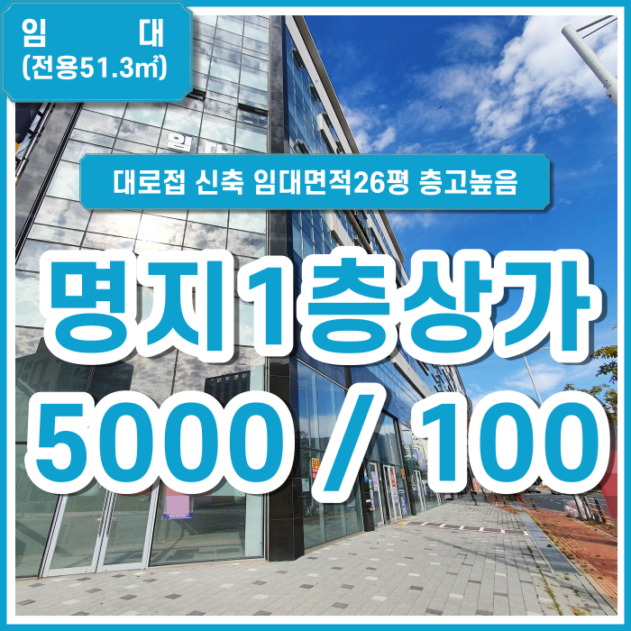 특가임대 부산 명지국제신도시 대로변 명지1층상가 층고높음 플러스존상가 배달상가추천 매물번호 323106 네이버 블로그