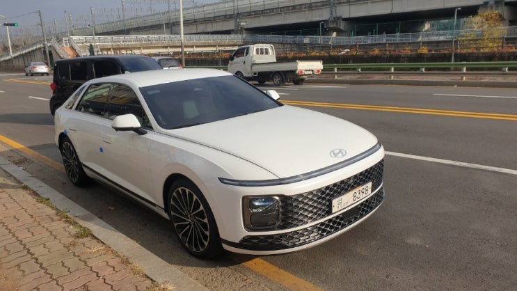 크다 커! 현대 신형 그랜저 풀체인지 GN7 가격 제원 공개 : 네이버 블로그