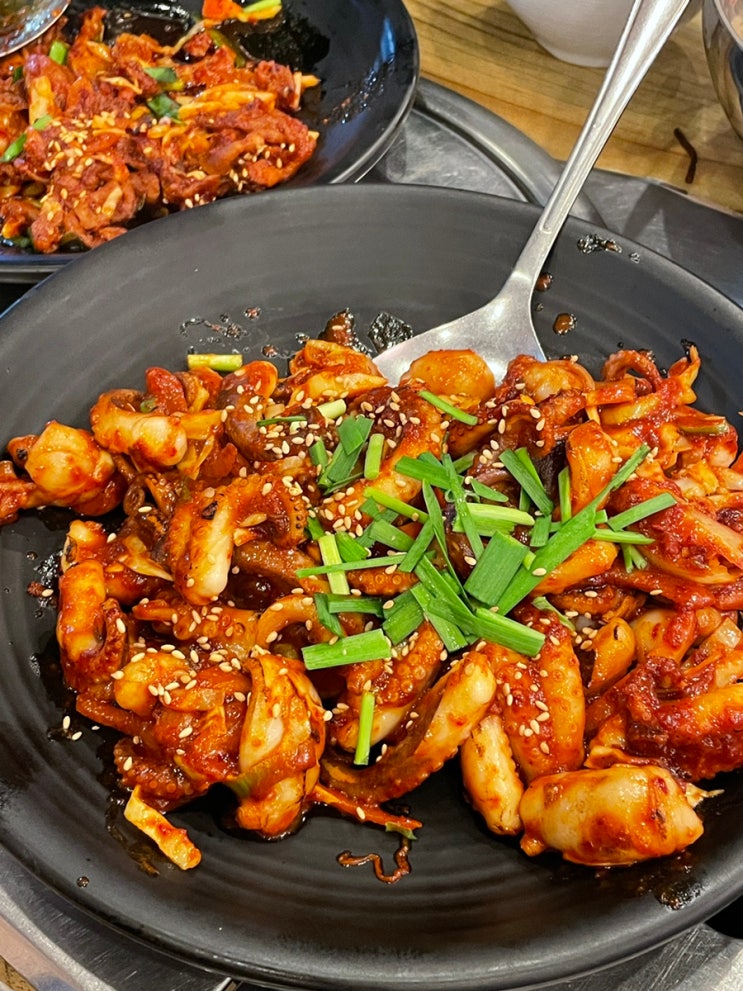 시흥 맛집 하중동 맛집 복사꽃피는집 직화제육볶음과 직화쭈꾸미볶음 후기 네이버 블로그
