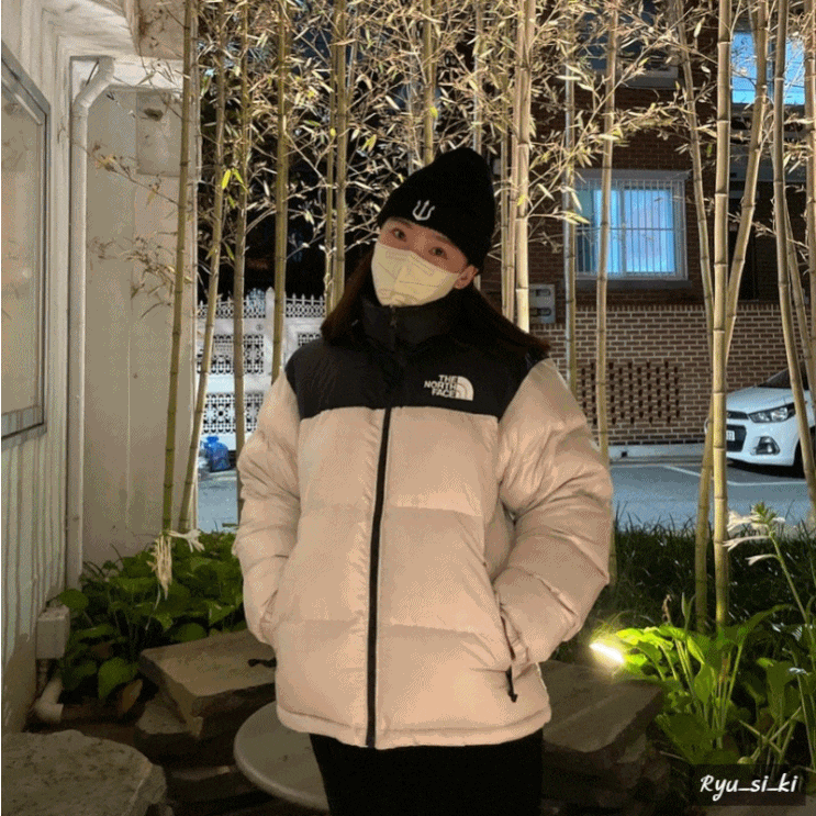 여자 노스페이스 눕시 패딩 하이브리드 다운 볼 자켓 후기 네이버 블로그