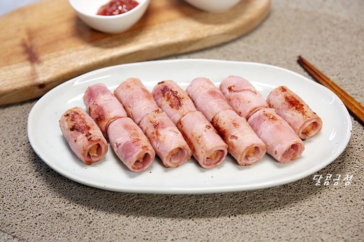 비엔나 소세지 베이컨 말이 간단한 술안주 맥주안주 네이버 블로그