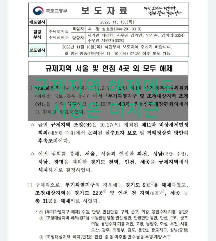 규제지역 해제에도 시장은 미지근 다주택 양도세 중과 안한다 양도세 중과 배제 연장 부동산 취득세 완화 부동산 거래