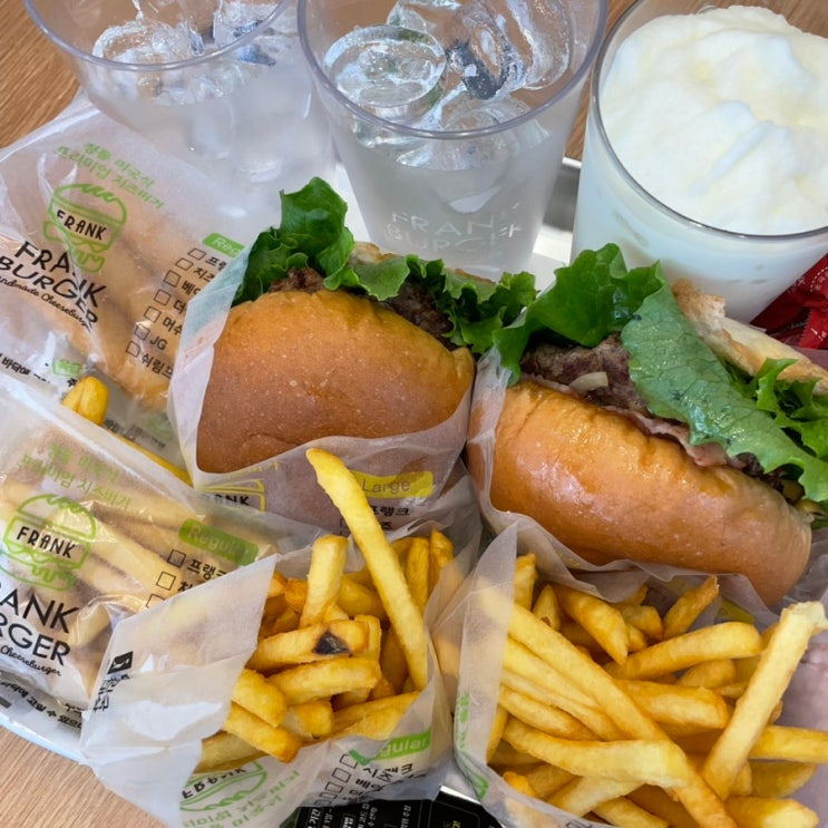 구리맛집 구리 수제버거 맛집으로 검색되는 프랭크버거 구리인창점 네이버 블로그