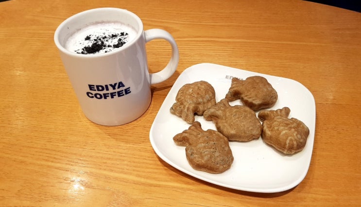 이디야 흑임자크림라떼 슈크림붕어빵 힐링하고 왔어요 칼로리 네이버 블로그