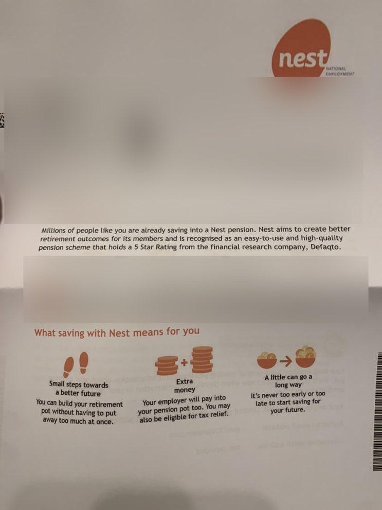 11월 주간일기 (2) - 영국 NEST pension opt out 연금 해지 : 네이버 블로그